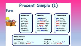 Simple present tense | PPT