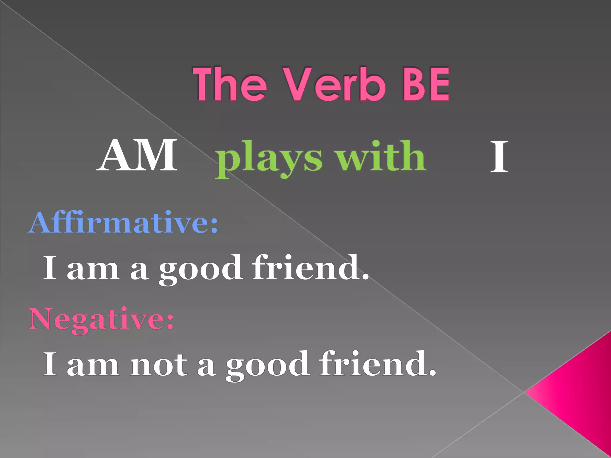Simple present verb be | PPT
