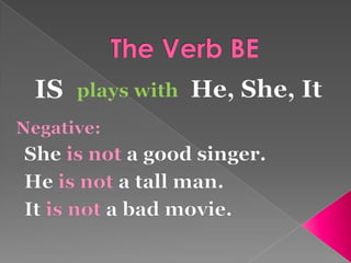 Simple present verb be | PPTX