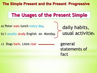 Simplepresent vs.progressive | PPT