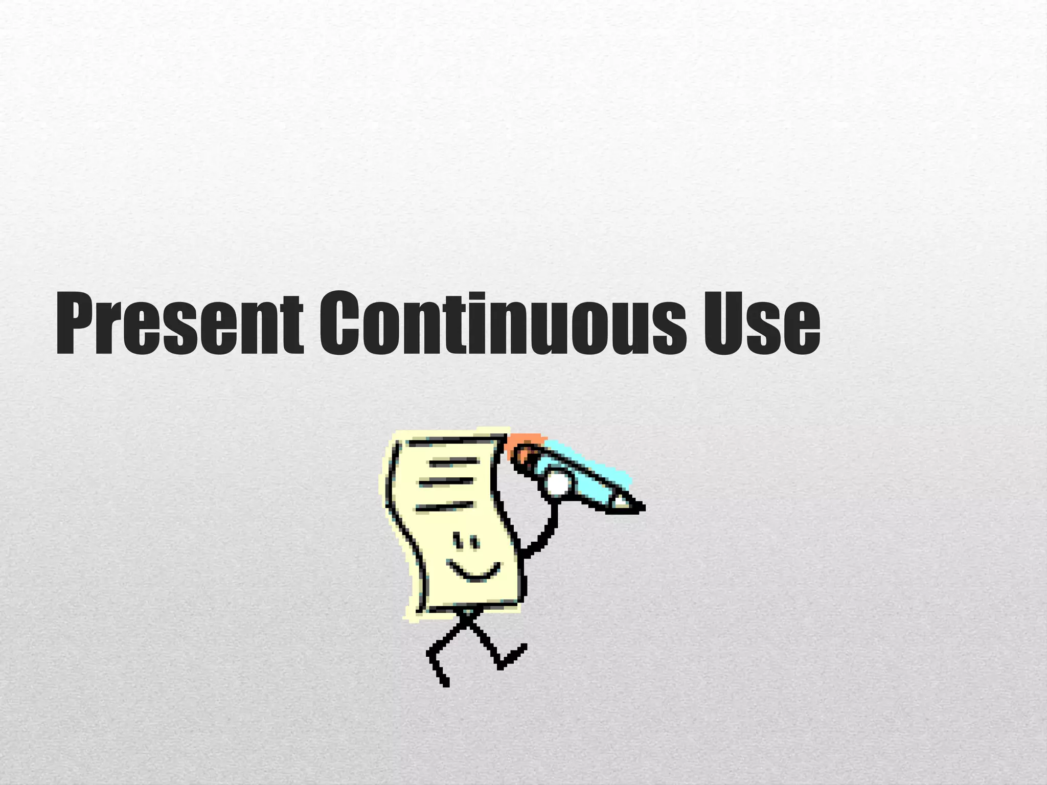 Simple present vs present continuous presentation written and oral ...