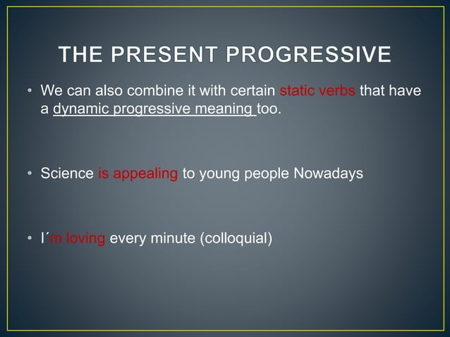 Simple present vs present progressive | PPTX