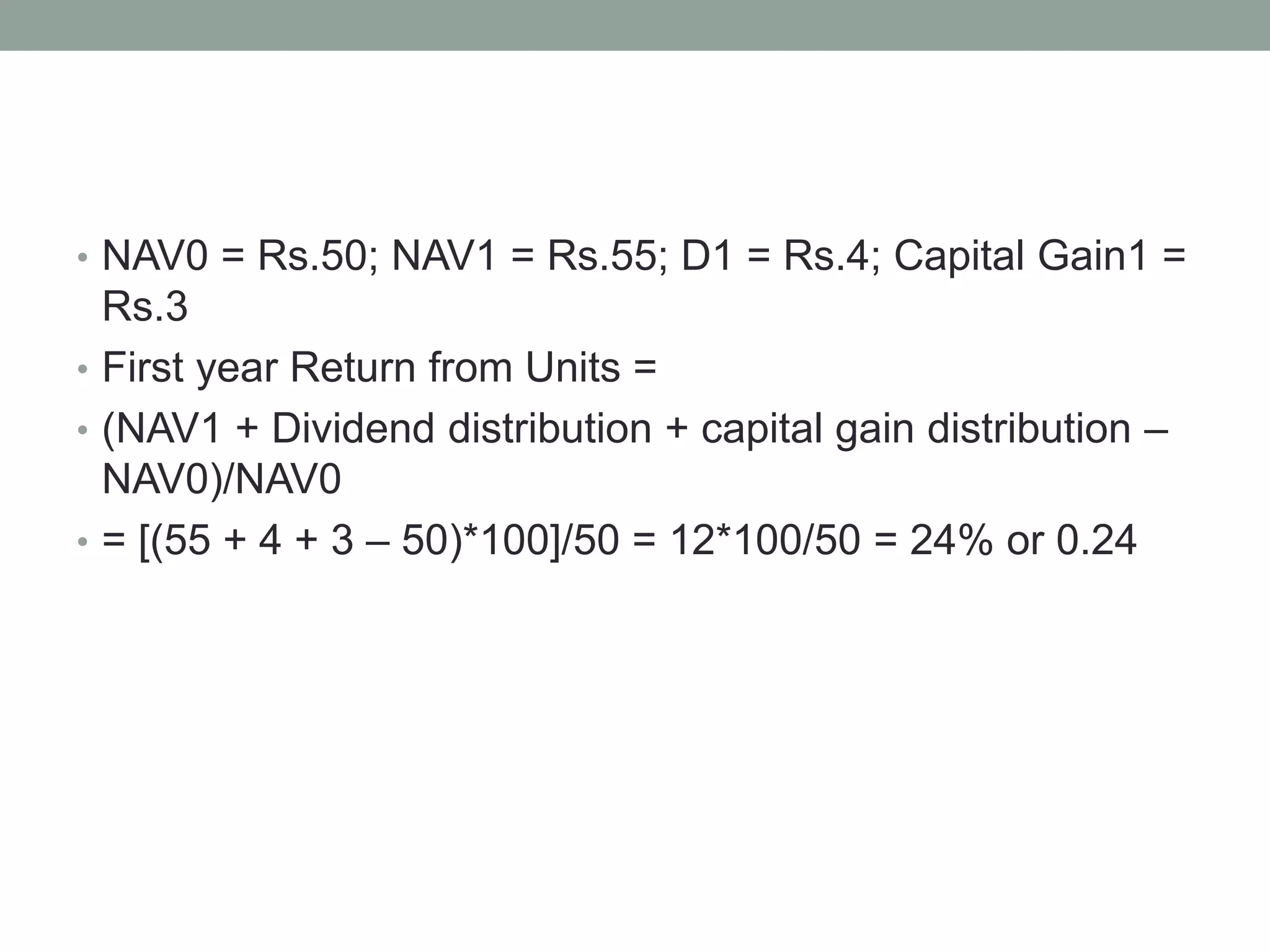 Simple problems on mutual funds | PPTX