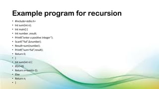 Simple program recursion problem solving.pptx