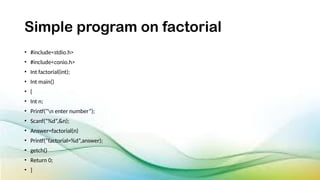 Simple program recursion problem solving.pptx