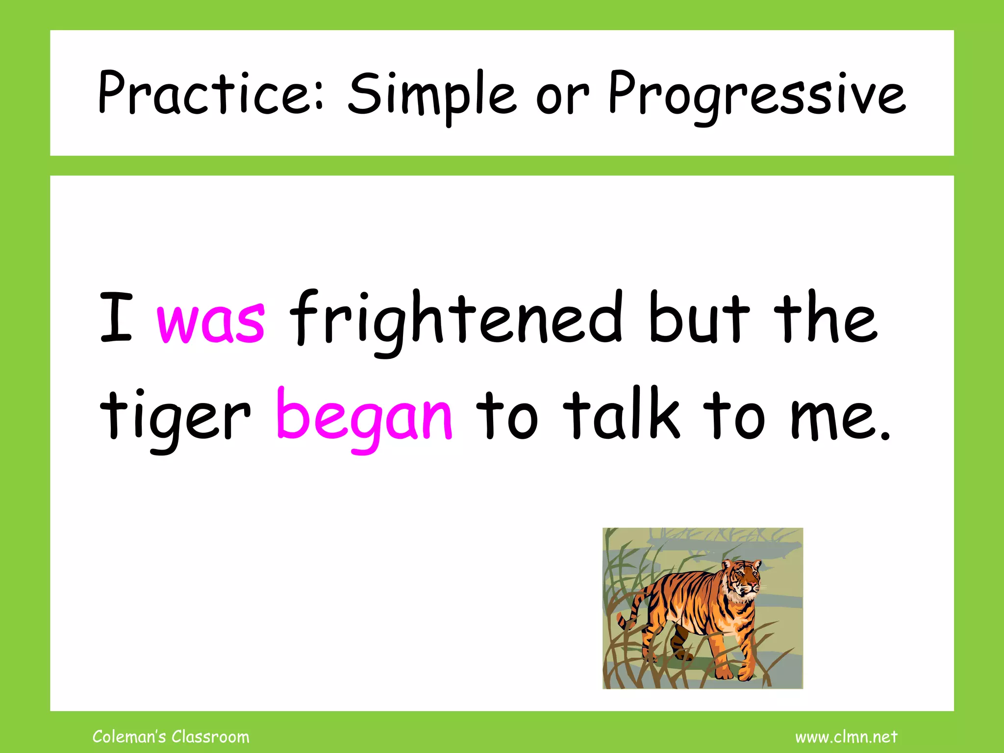 Review Verbs: Simple and Progressive Tense | PPT