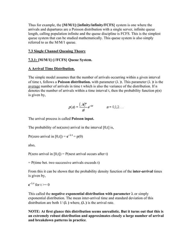 Simple queuingmodelspdf | PDF | Physics | Science