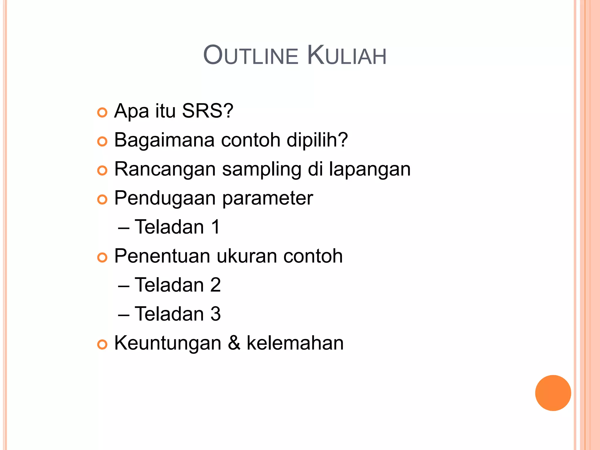 Simple random sampling | PPTX