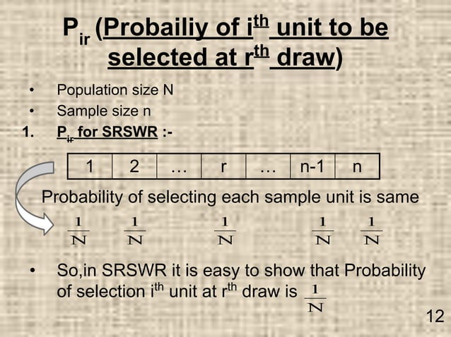 Simple Random Sampling | PDF