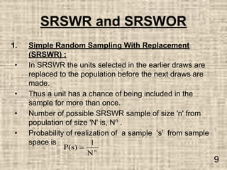 Simple Random Sampling | PDF