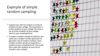 Introduction to biostatistics: Simple Random Sampling | PPT