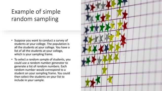 Introduction to biostatistics: Simple Random Sampling | PPT