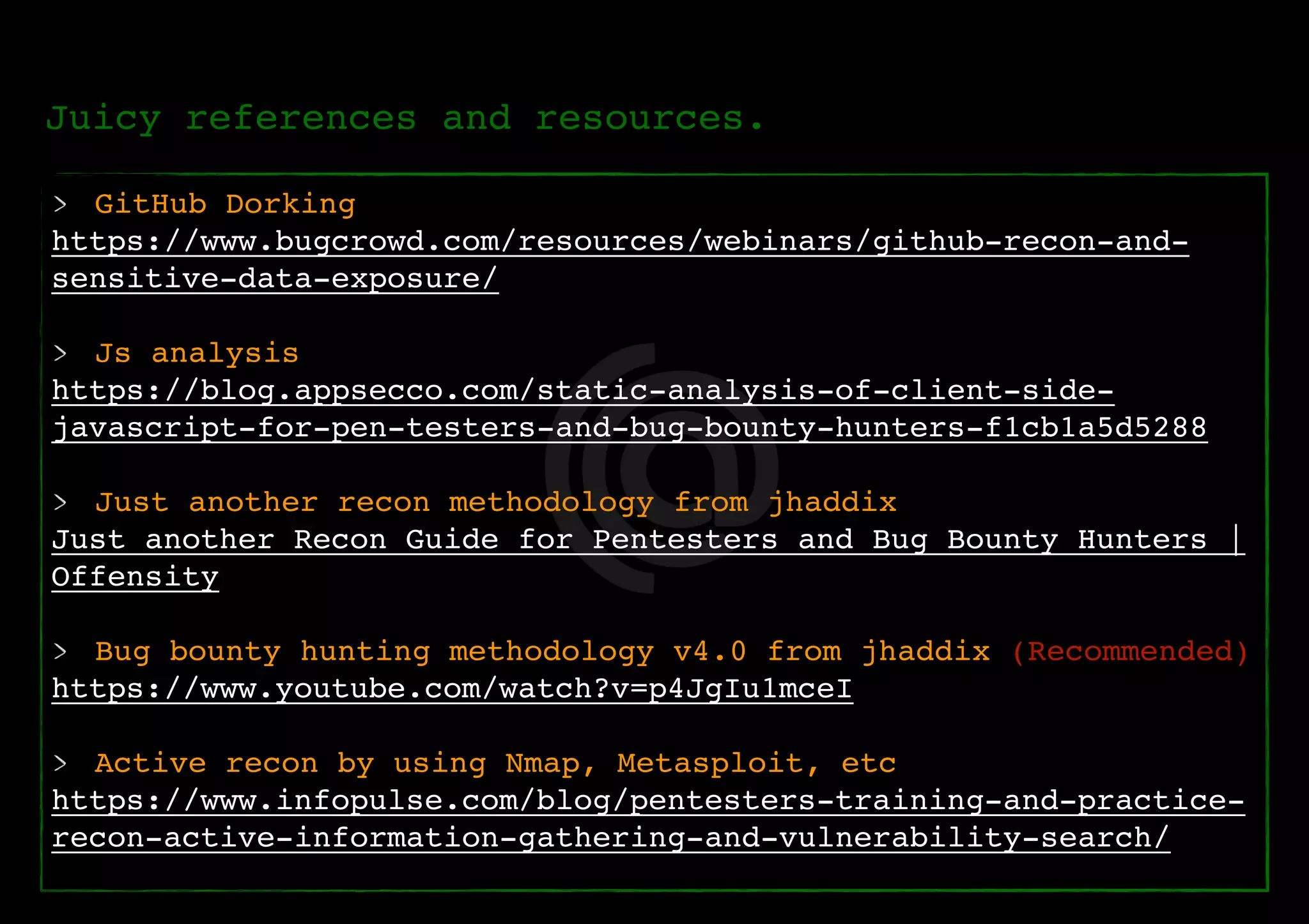 Different Methodology To Recon Your Targets | PDF