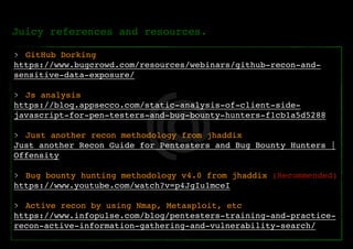 Different Methodology To Recon Your Targets | PPT