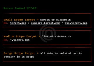 Different Methodology To Recon Your Targets | PPT