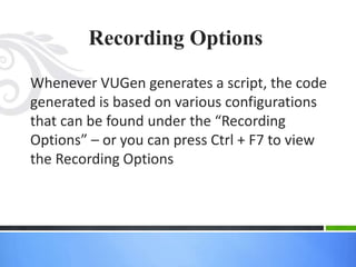 QSpiders - Simple Recording and Configuration of recording options for ...
