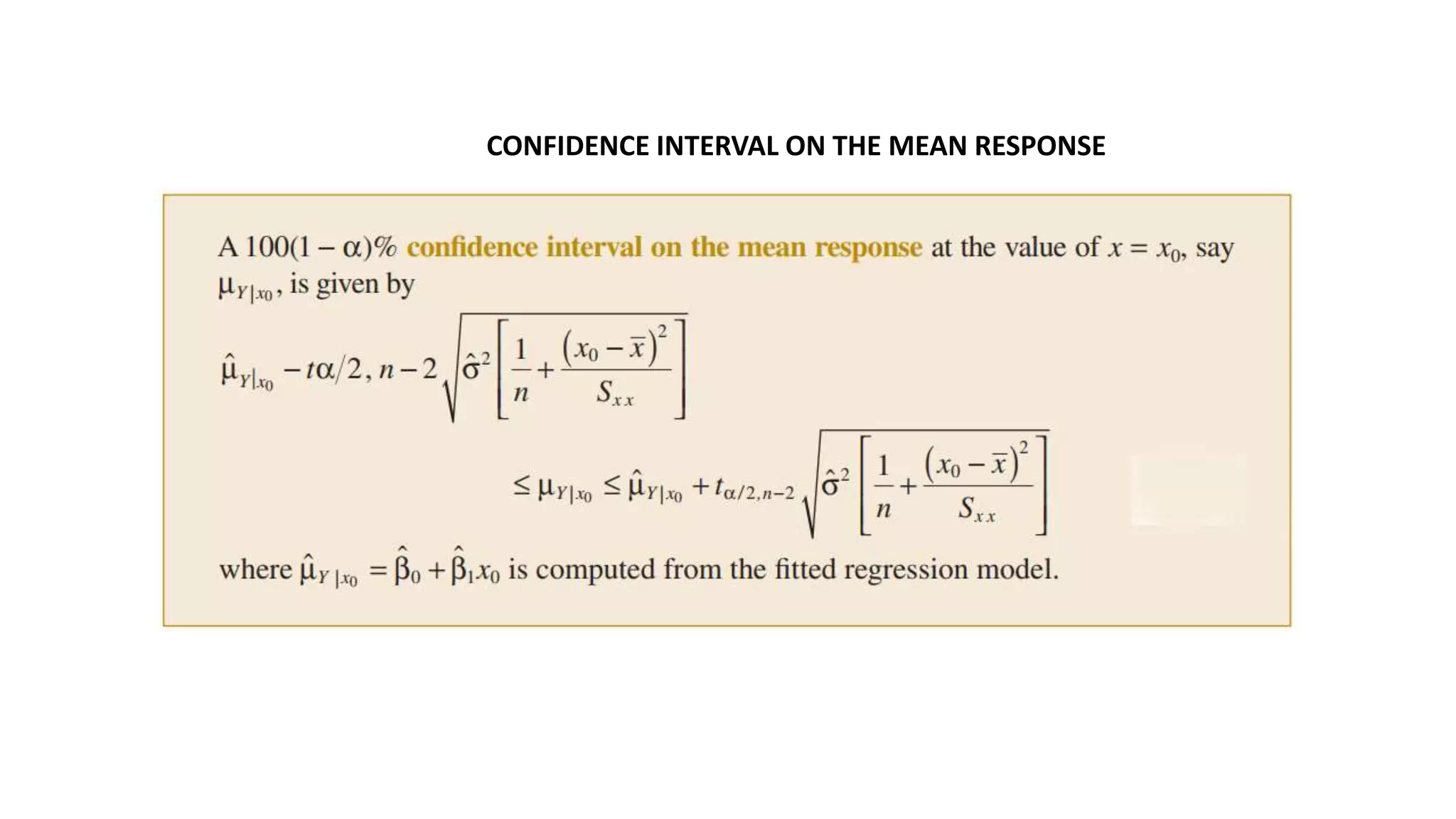 Simple regression analysis | PPT