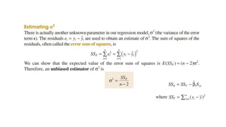 Simple regression analysis | PPT | Free Download