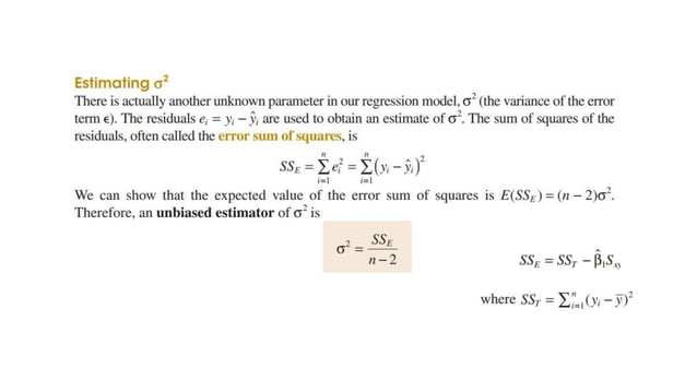 Simple regression analysis | PPT