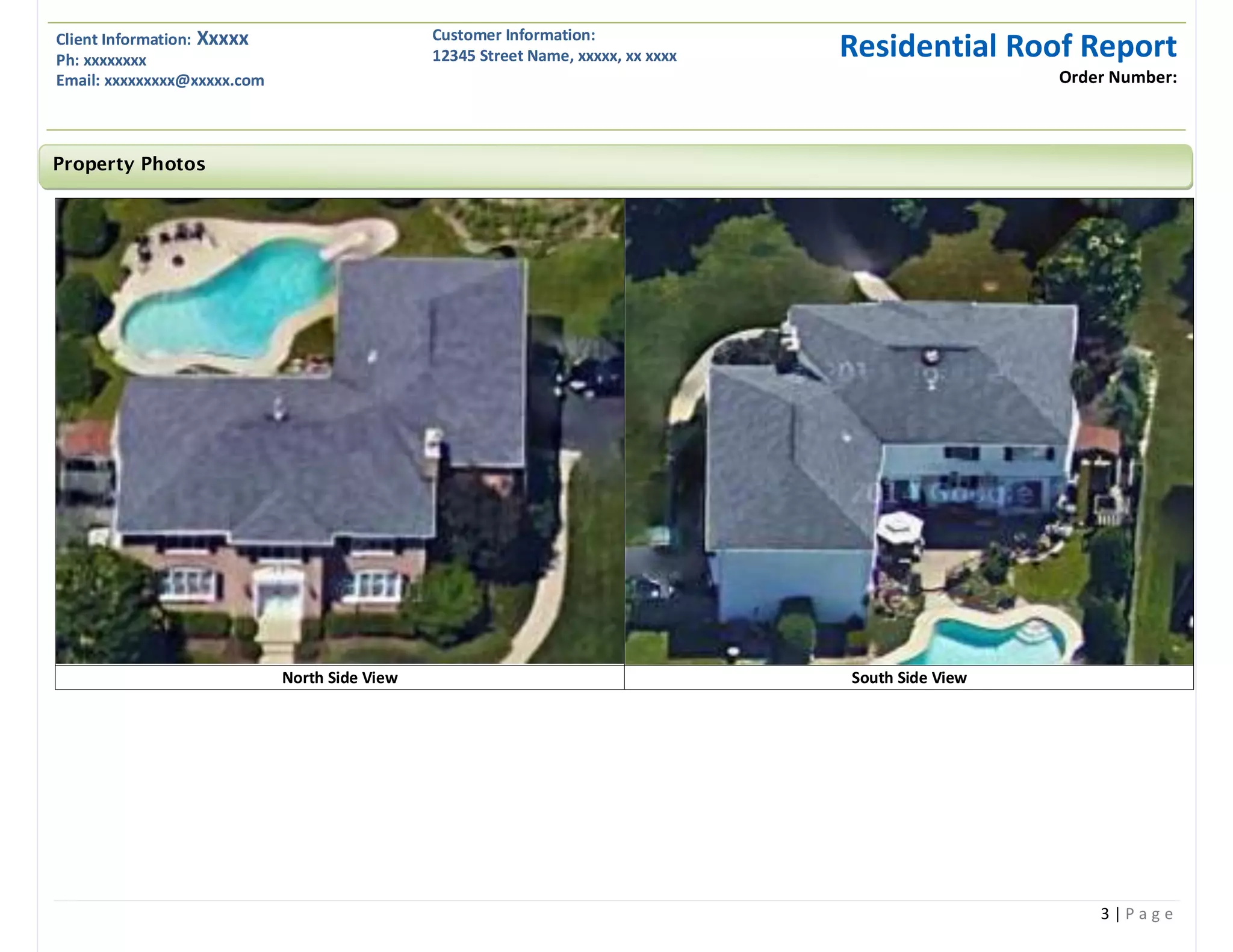 Residential Roof Report | PDF | Landscaping | Home & Garden