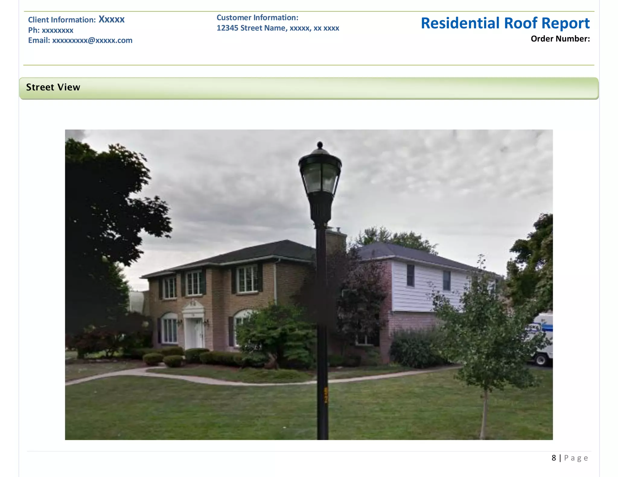 Residential Roof Report | PDF | Landscaping | Home & Garden