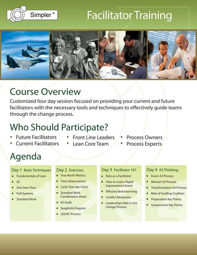 Simpler Facilitator Training | PDF