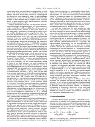 Simple robust autotuning rules for 2-DoF PI controllers | PDF | Web Development | Internet