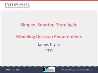 Simpler, smarter and more agile | PPT