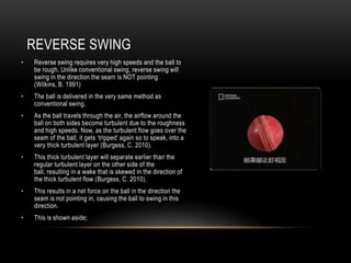 Physics of a Cricket Ball | PPTX