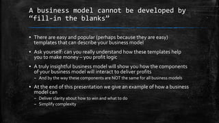 Simple rules for business models | PPT