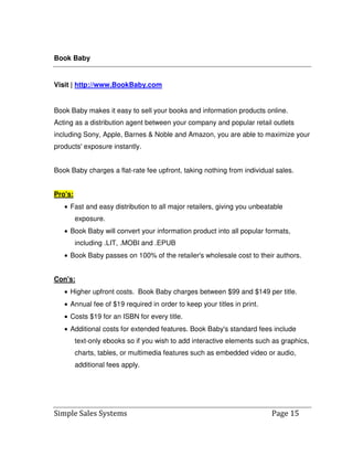 Simple sales systems | PDF