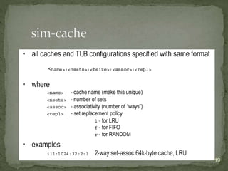 Simple Scalar Simulator of ACD Familiariation Labratory Manual | PPTX