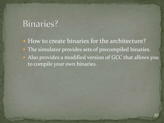 Simple Scalar Simulator of ACD Familiariation Labratory Manual | PPT