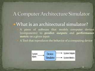 Simple Scalar Simulator of ACD Familiariation Labratory Manual | PPTX