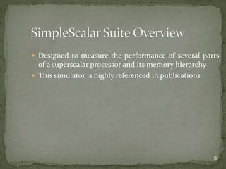 Simple Scalar Simulator of ACD Familiariation Labratory Manual | PPTX