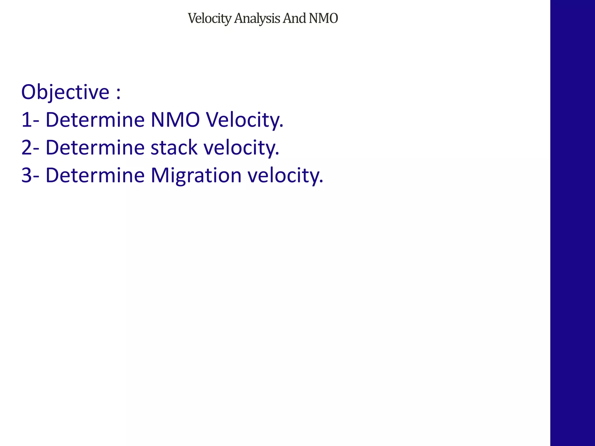 Simple seismic processing workflow | PDF