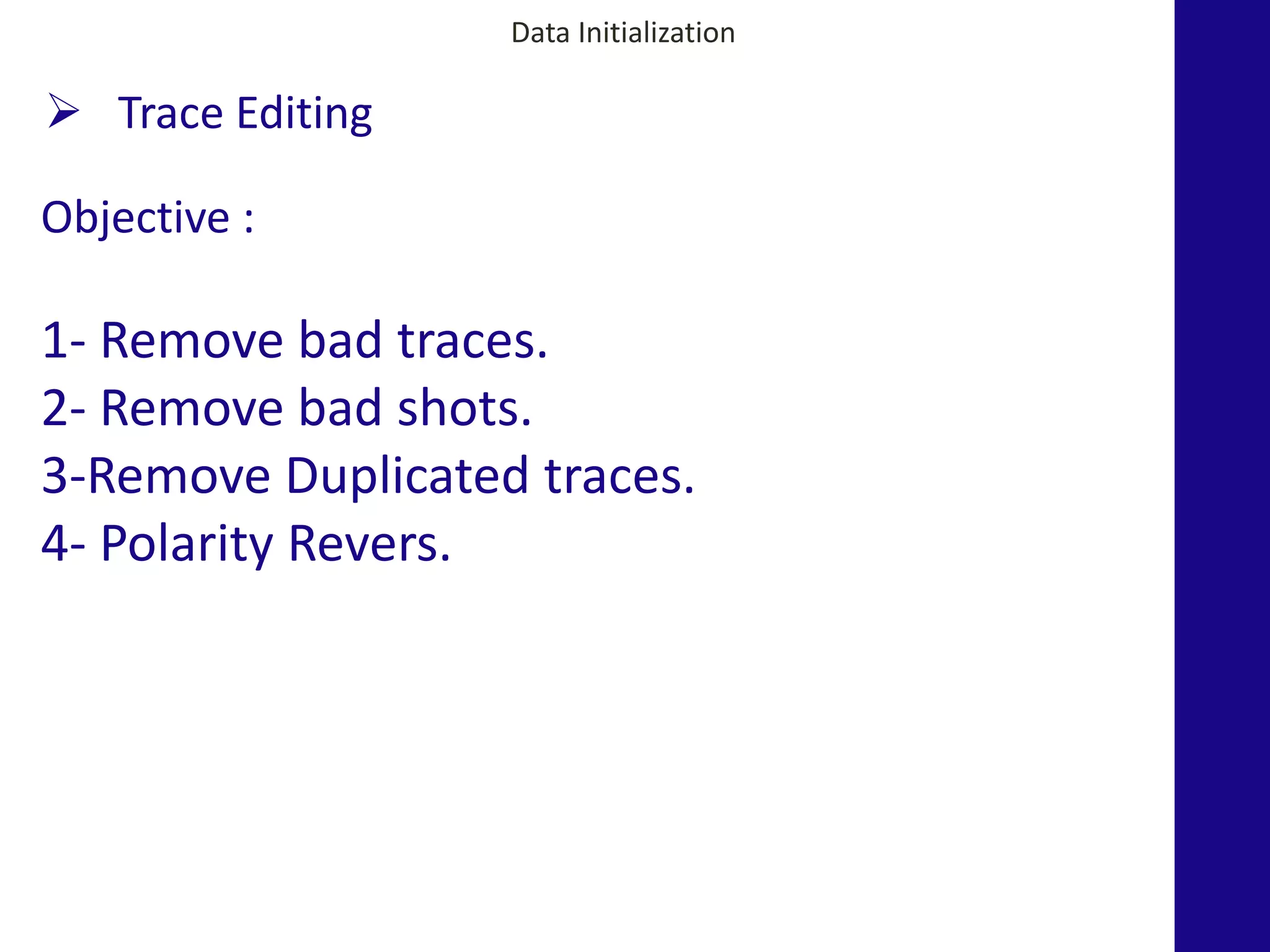 Simple seismic processing workflow | PDF
