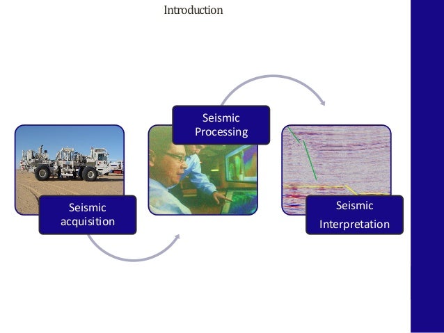 Simple seismic processing workflow