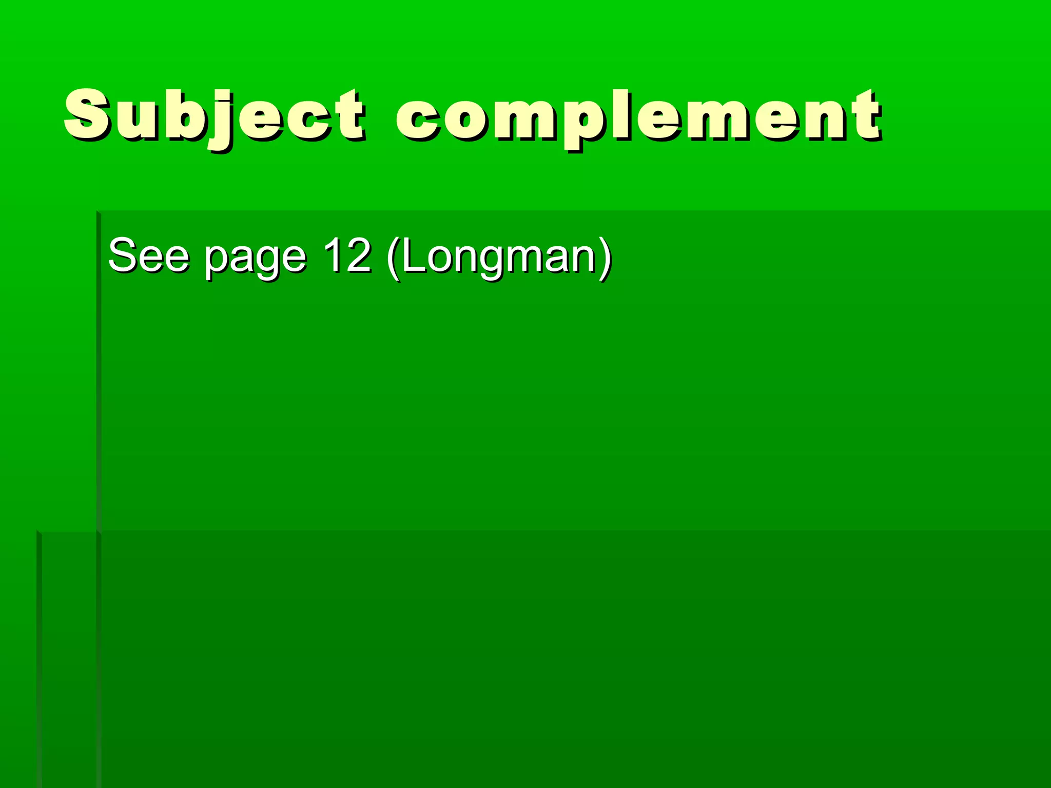 Simple sentences | PPT