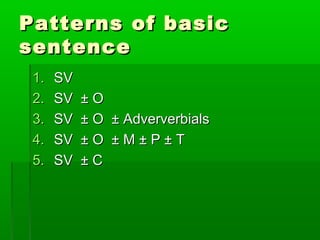 Simple sentences | PPT