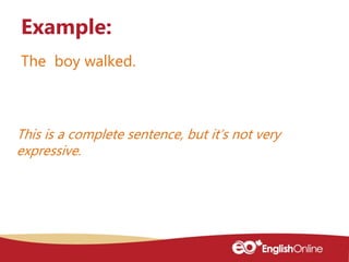 Simple sentences | PPTX