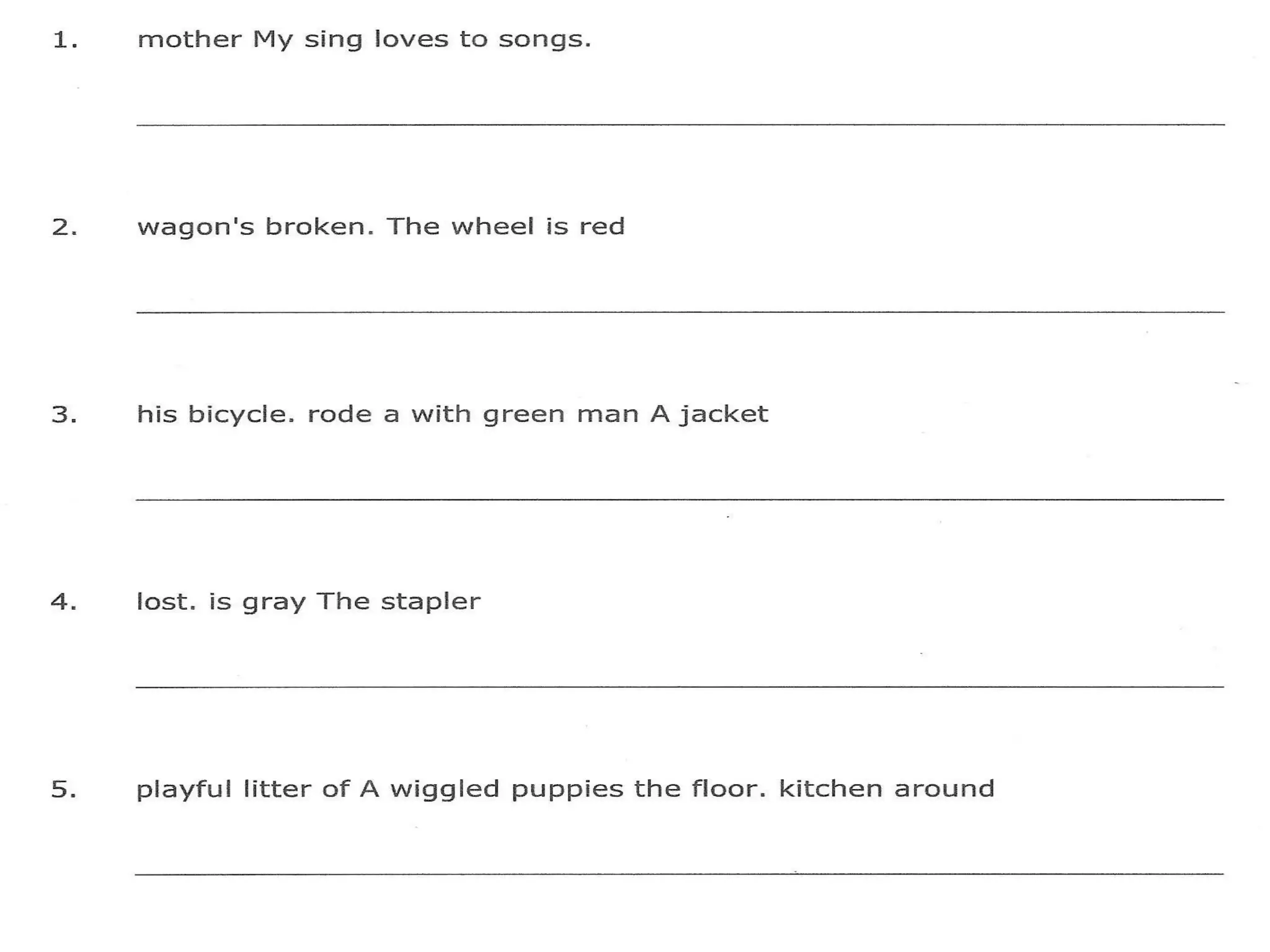 Simple sentences | PPT