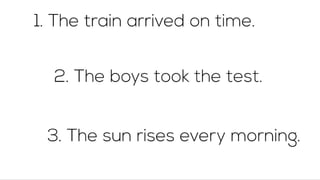 Primary English | Forming Simple Sentences | PDF