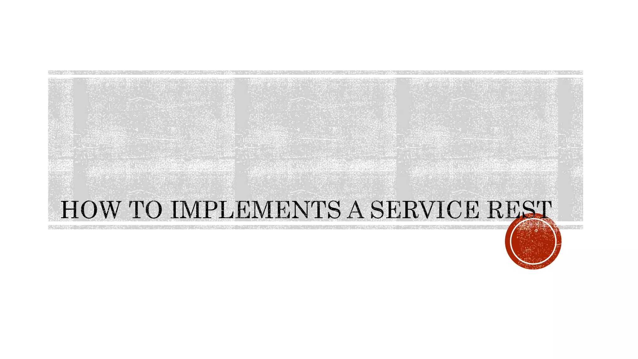 Simple service rest | PPT