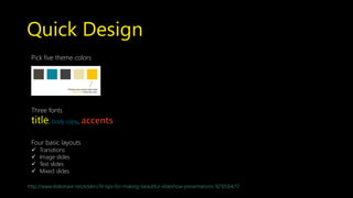 Simple Slide Design and Data Visualization Crash Course | PPT