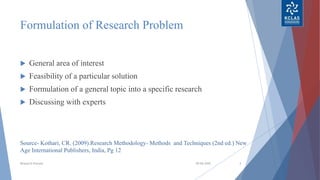Social Sciences Research Process | PPT