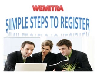 Simple step registration | PPTX