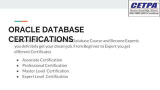 Simple Steps To become Oracle Database Certified.pptx