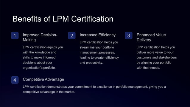 Simple Steps to Lean Portfolio Management (LPM) Certification.pptx