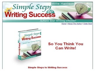 Simple steps to writing success.ppt11 | PPT